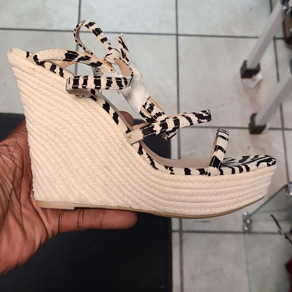 Shoes | Zebra Wedges | Poshmark